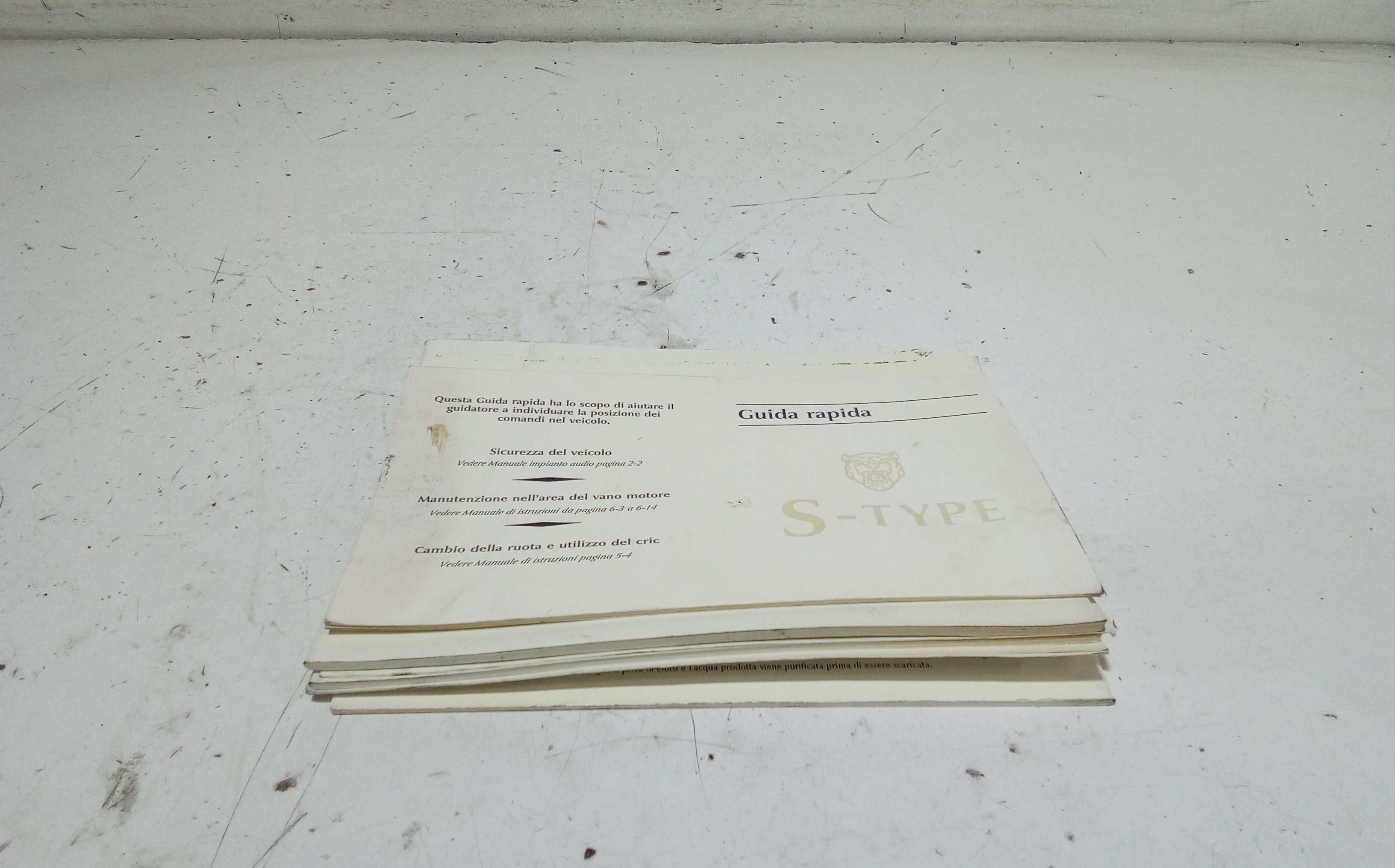 Libretto uso e manutenzione JAGUAR S-Type 1° Serie | CasoriaCar.it